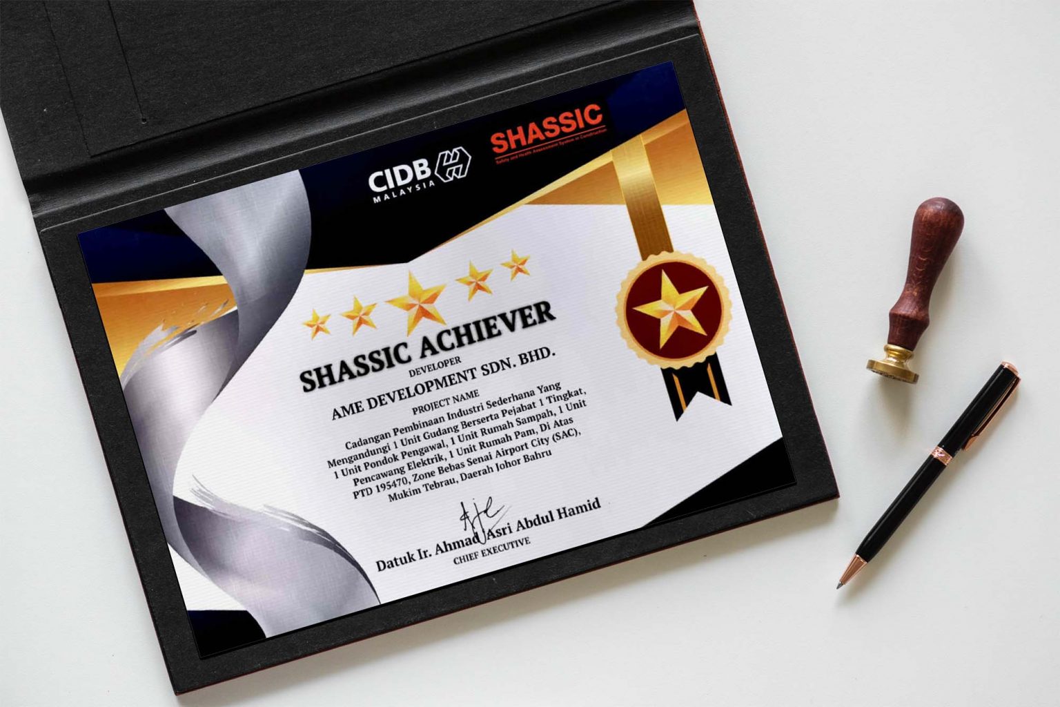 OUR ACCREDITATION – AME Construction Sdn. Bhd.